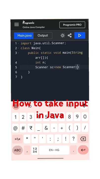 How To Take Input In Java Using Scanner Class Java Jdk Candc
