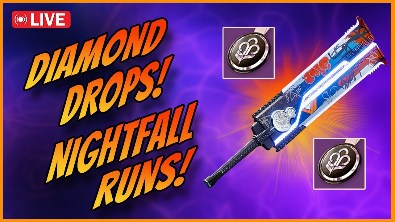 Destiny 2 Diamond Medals On Twitch Final Week! Nightfalls Runs ...