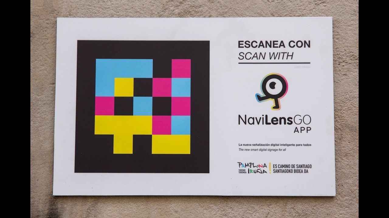 Turismo accesible en Pamplona con la app Navilens GO - YouTube