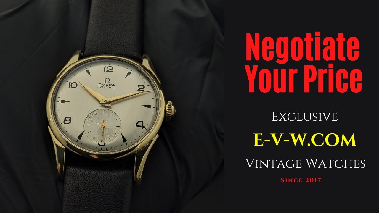 74 Years Old Vintage Omega AUTOMATIC BUMPER Ref. 2636-2 / Cal. 342 ...