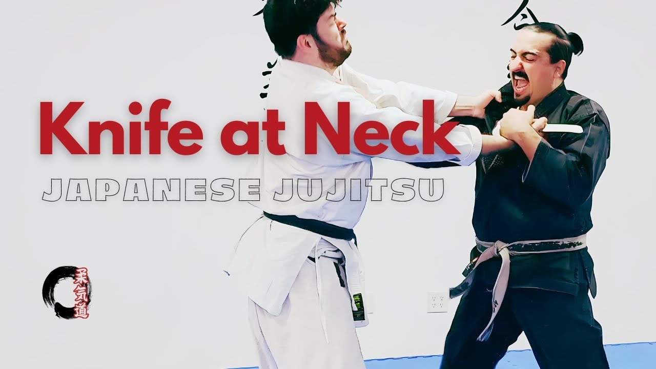 Knife to the Neck Defense | Japanese Jujitsu Self Defense (jujutsu ...