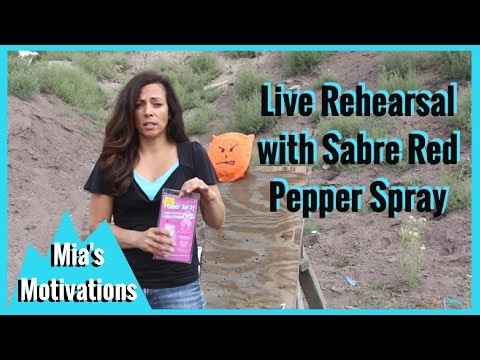 Personal Protection - Live Rehearsal with Sabre Red Pepper Spray, Mia's Motivations