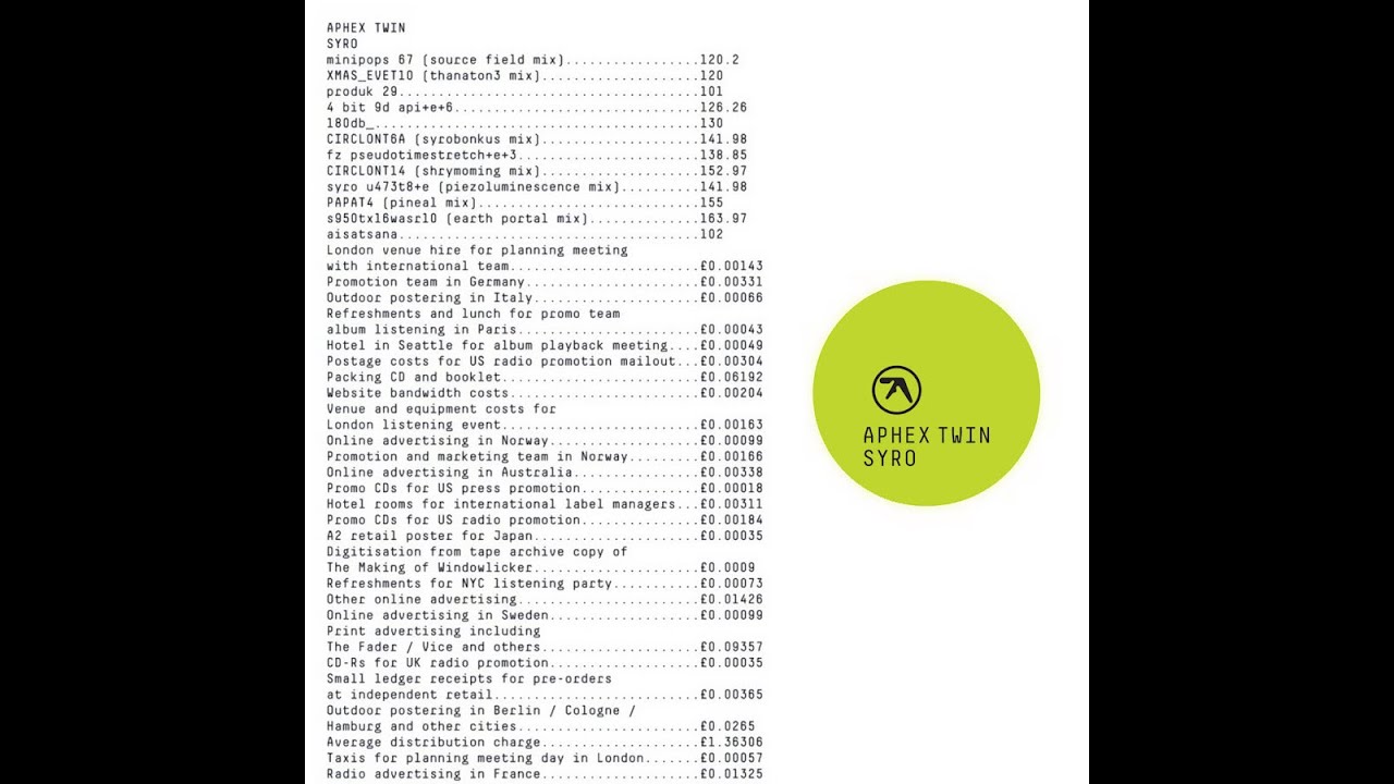 Aphex Twin - Syro [Full Album] - YouTube