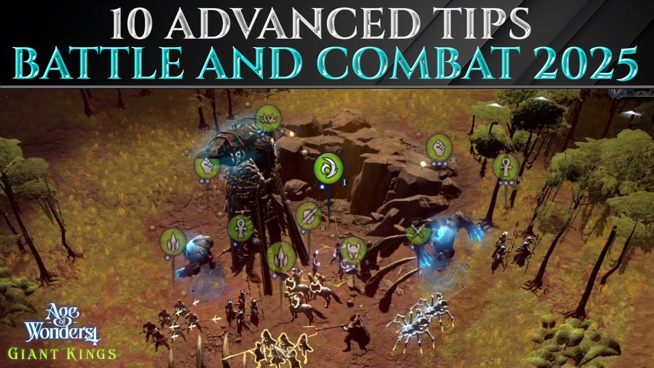 10 Pro TIPS For EASY COMBAT & BATTLE 2025 - Age Of Wonders 4 - YouTube