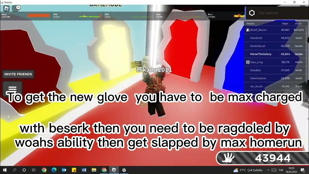 HOW TO GET THE NEW 'Quake' GLOVE / Slap battles/Roblox - YouTube