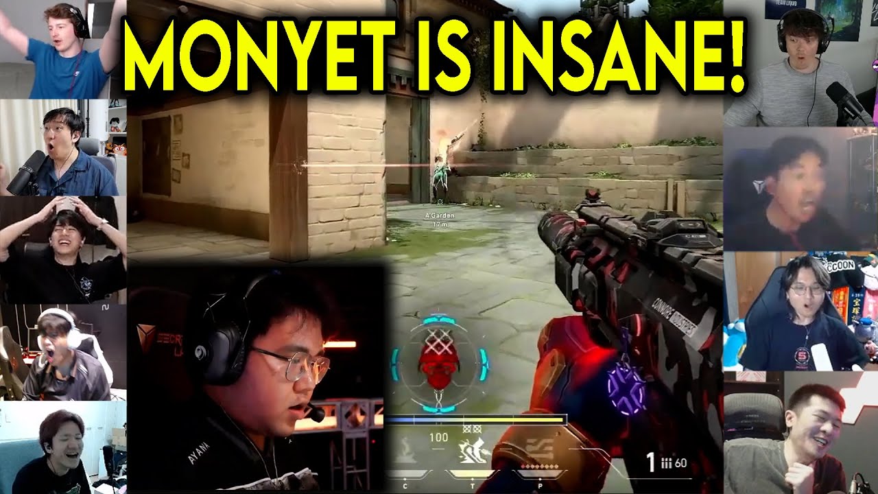 Valorant Streamers Reacts To RRQ Monyet Insane 4k Against GENG In VCT ...