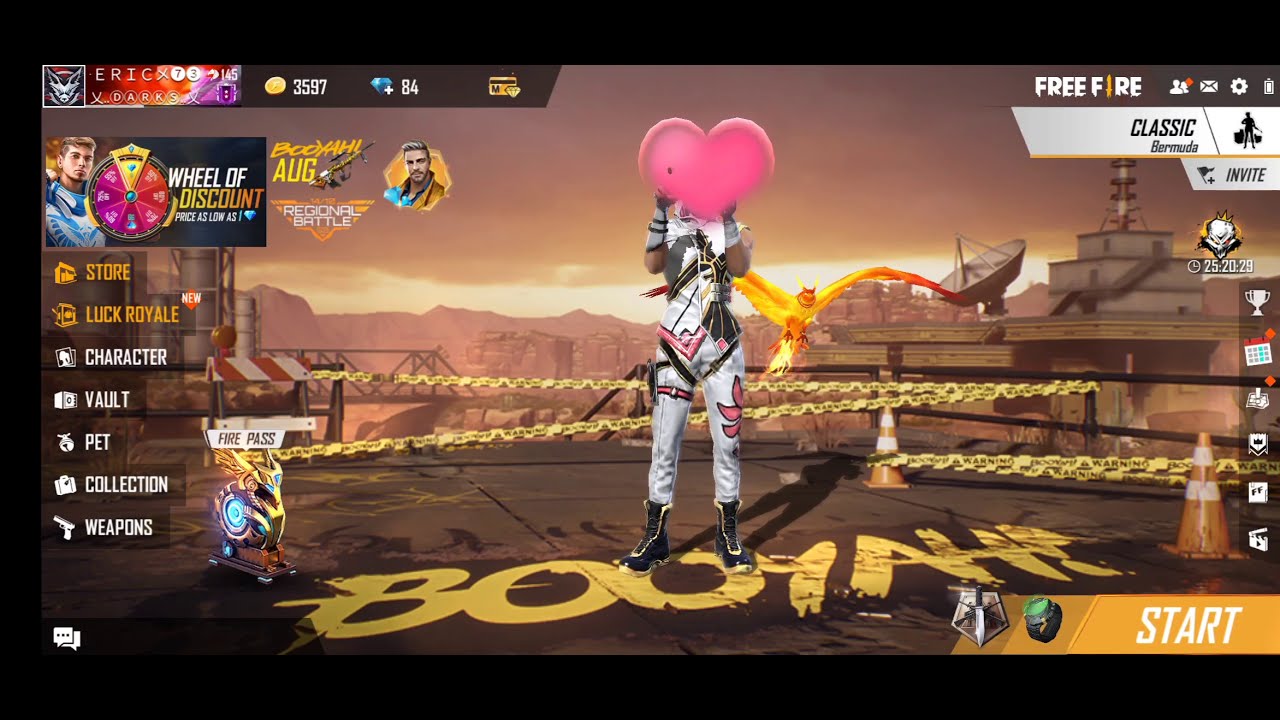 #Wheelofdiscount I got White ninja bundle / New weapon royale/No Elite ...