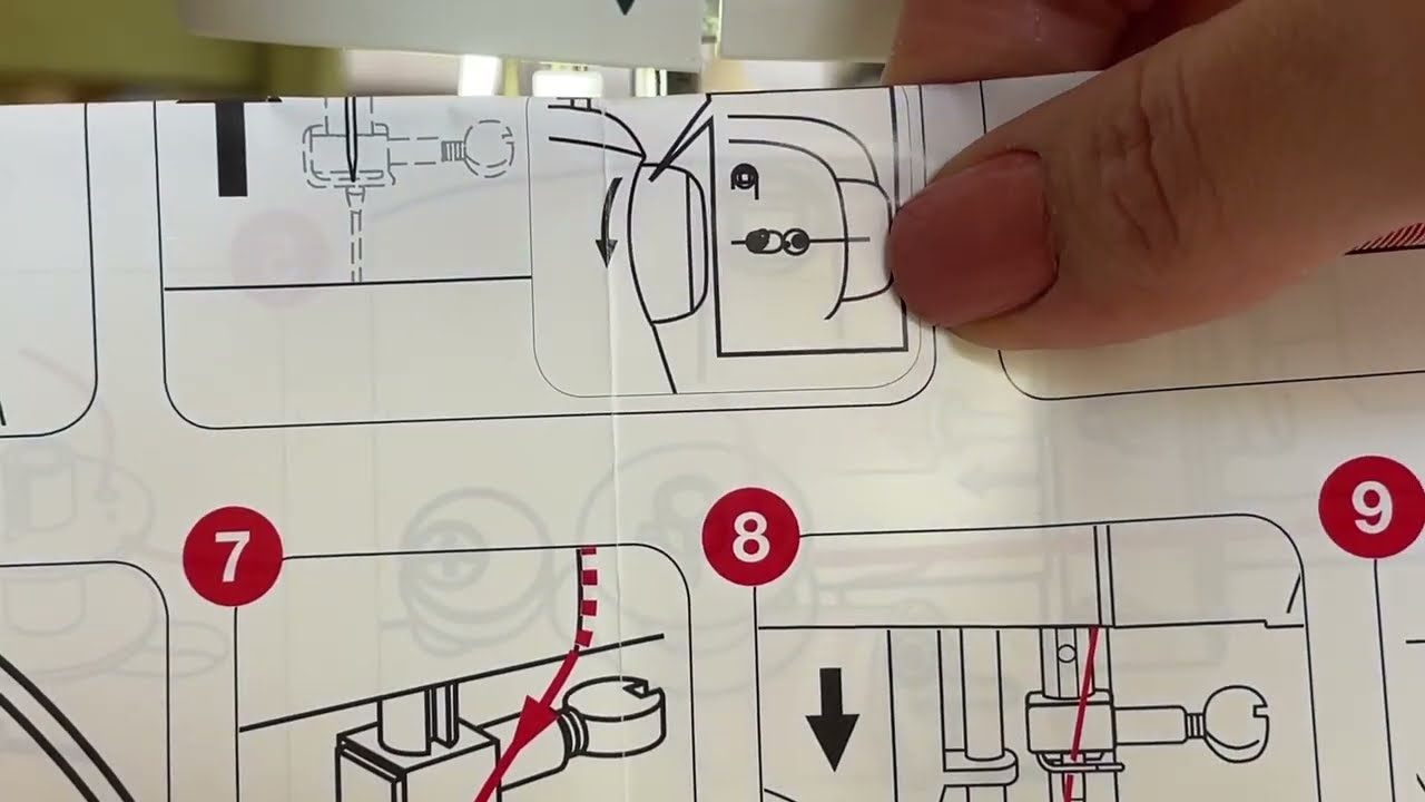 How to thread the Singer MX231 Sewing Machine - YouTube