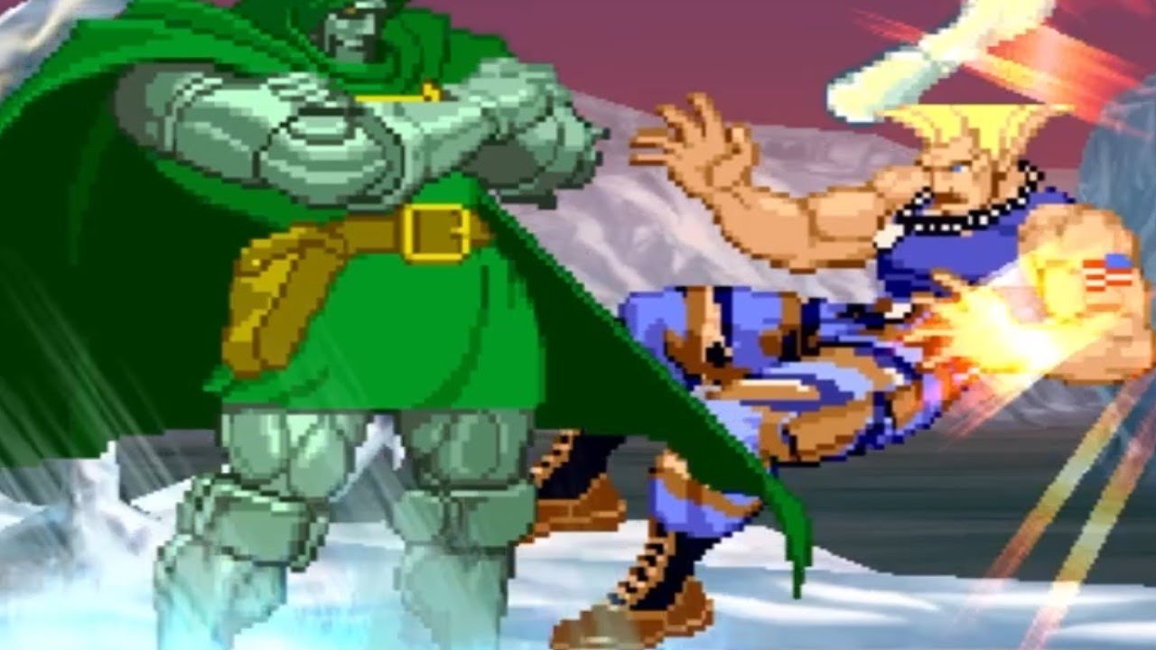 Guile enters the fight and immediately trips on some rocks - YouTube