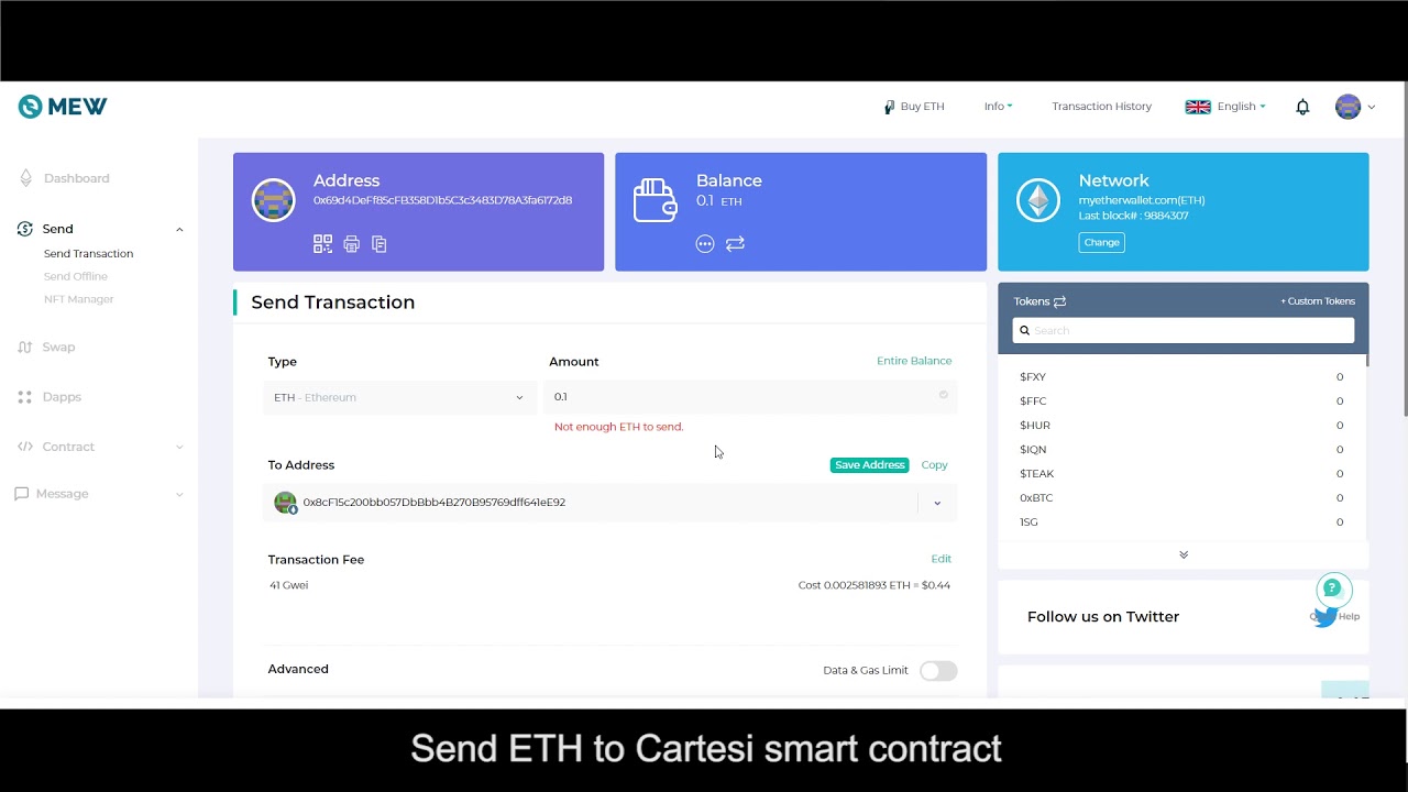 How to buy Cartesi token - YouTube