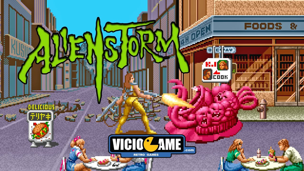 🎮 Alien Storm (Arcade) Complete Gameplay - YouTube