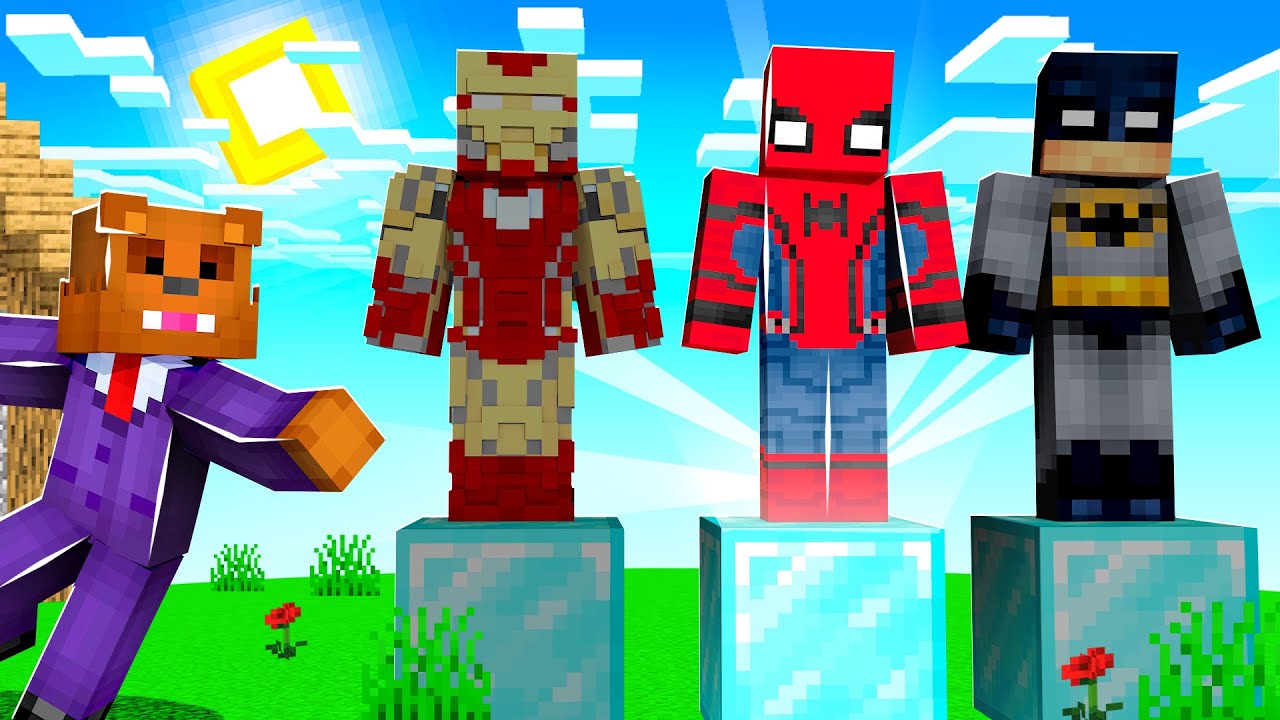Creating The STRONGEST Super Hero In Minecraft - YouTube