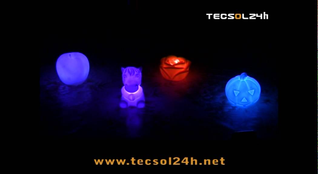 Figuras LED decorativas - DECORLED-PACK- Tecsol24h - YouTube