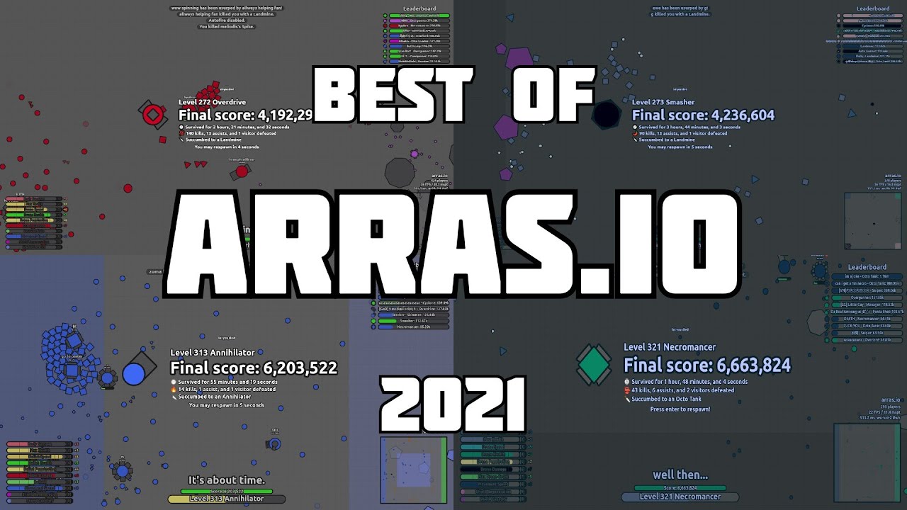 Arras.io - Best of 2021 (Part 1) - YouTube