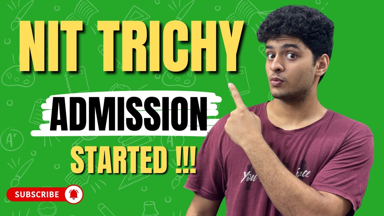NIT TRICHY ADMISSION BROCHURE OUT !!!! | | NCET-2025 | | - YouTube