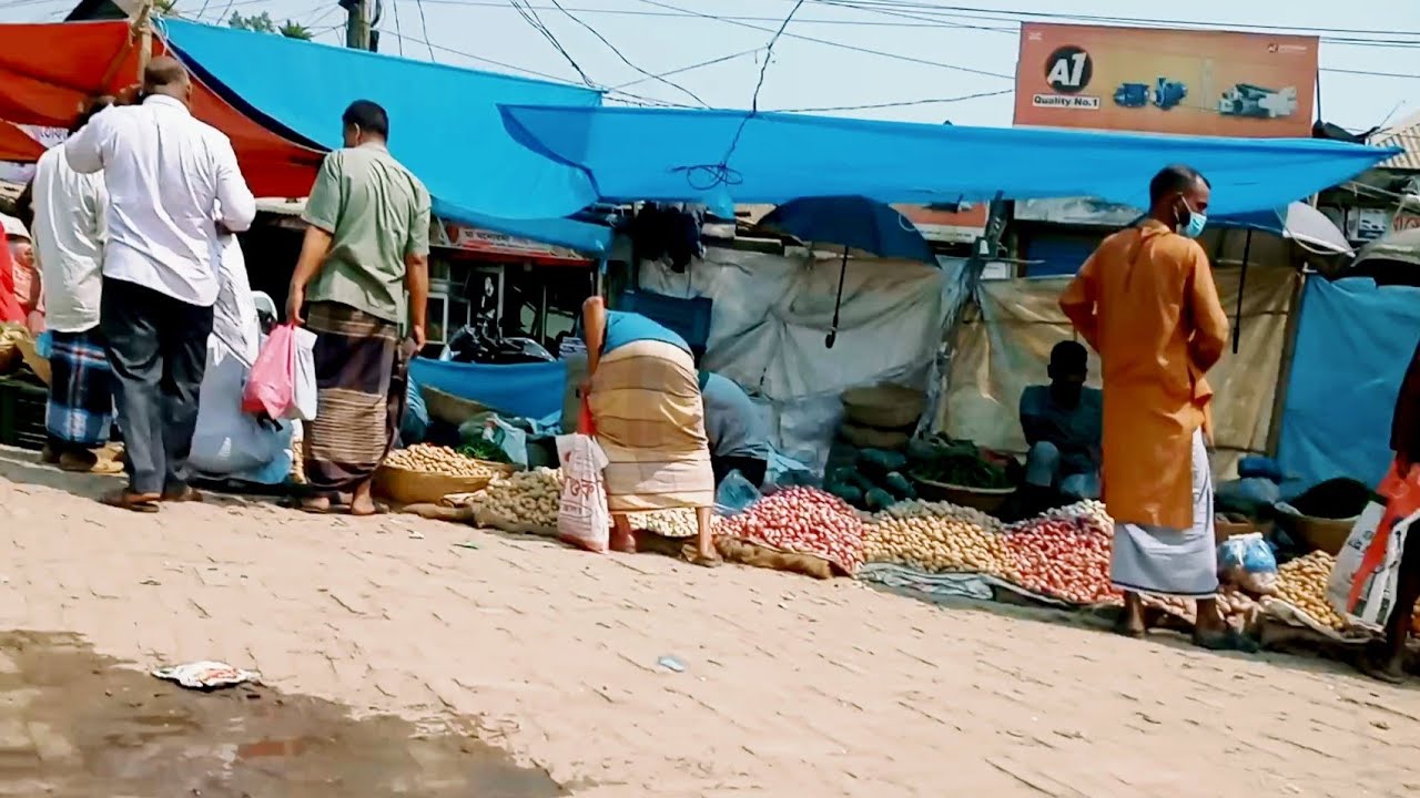 Traditional Local Weekly Village Market | Fresh Vegetables | Village ...