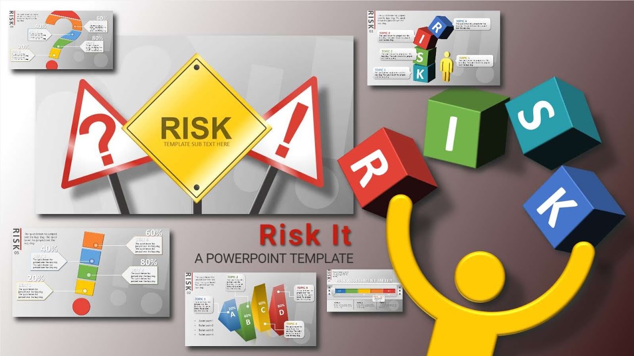 Risk It PowerPoint Template: Creative Risk Management Presentation with ...