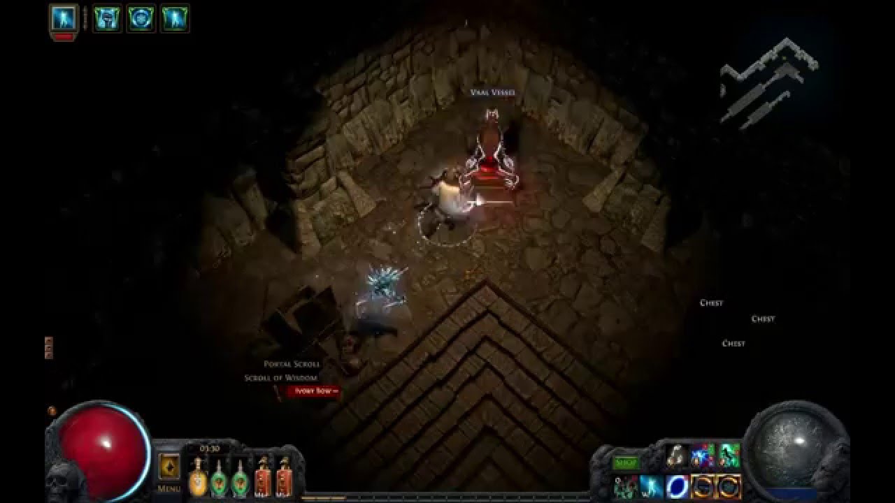 Path of Exile - Vaults of Atziri Map #51 +1 sacrifice piece in map ...