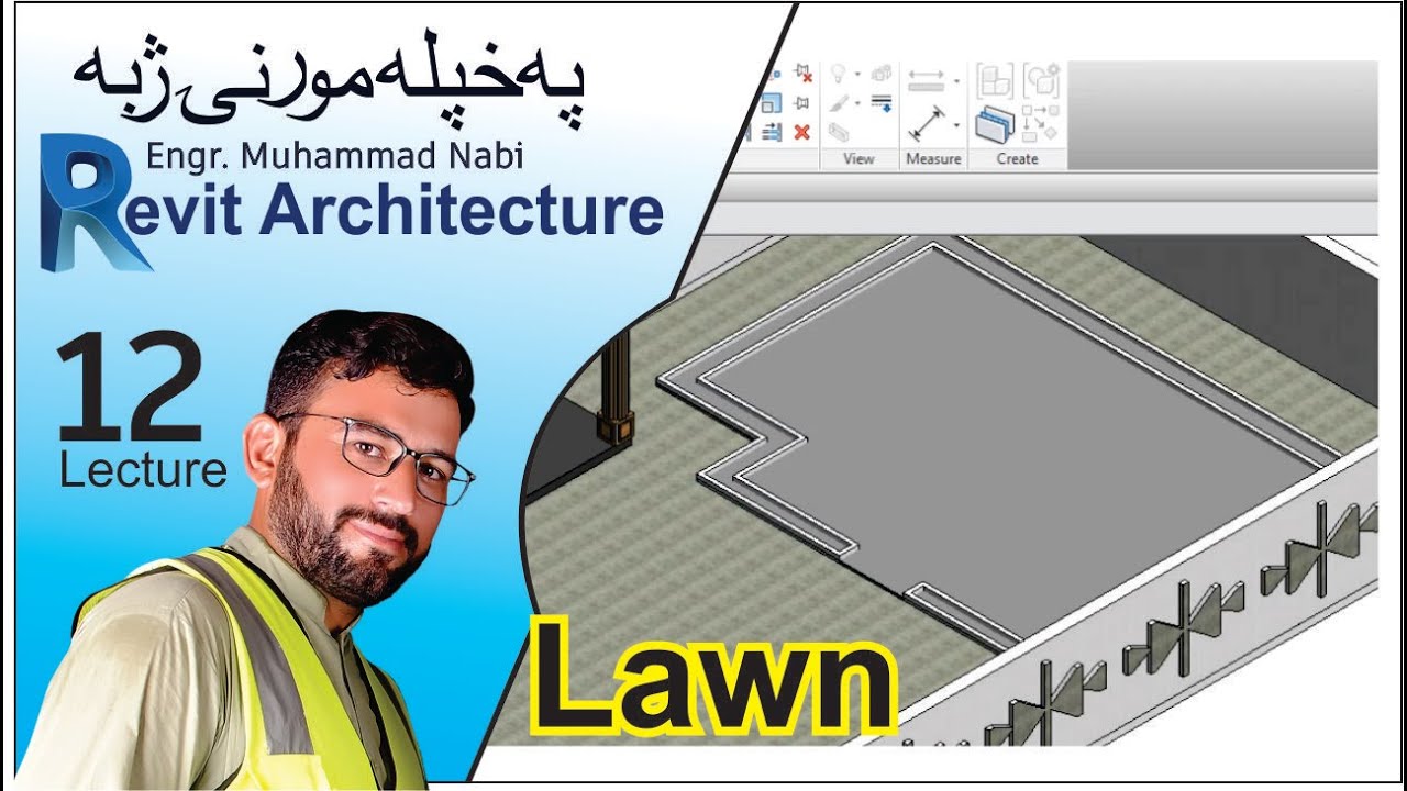 12 Revit Architecture | Full Project | Lawn Design with Details - YouTube