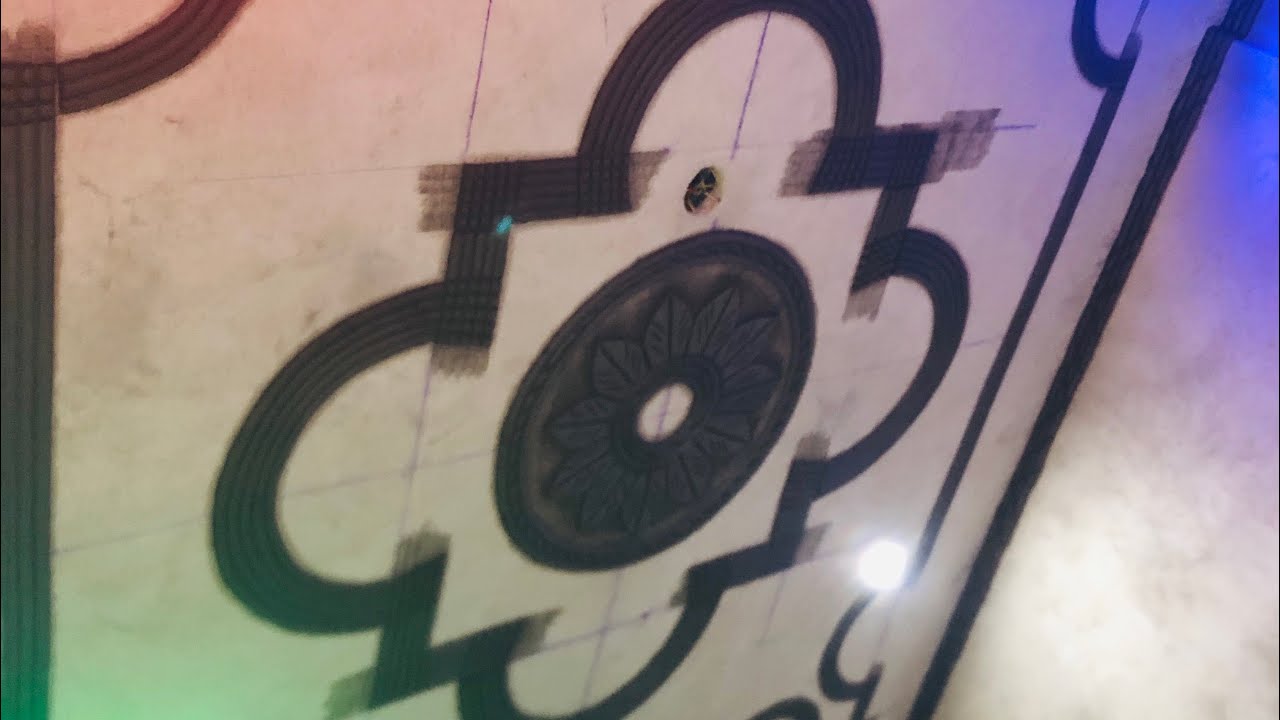 Pop cement design |beautiful flower making | Naved Art - YouTube