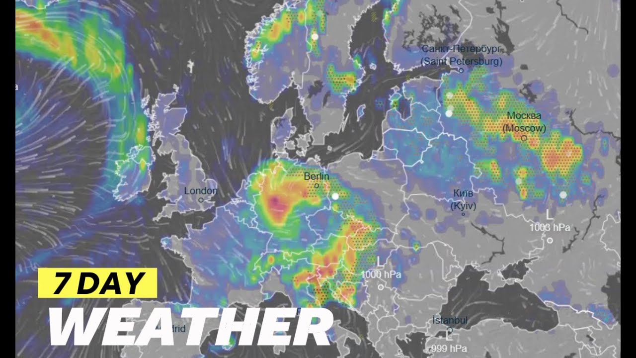 European Weather | ECMWF Model Precipitation September 7, 2025 l Rain ...