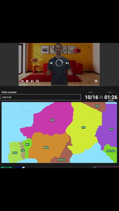 Can I complete the map snippet II #geography #sporcle #maps - YouTube
