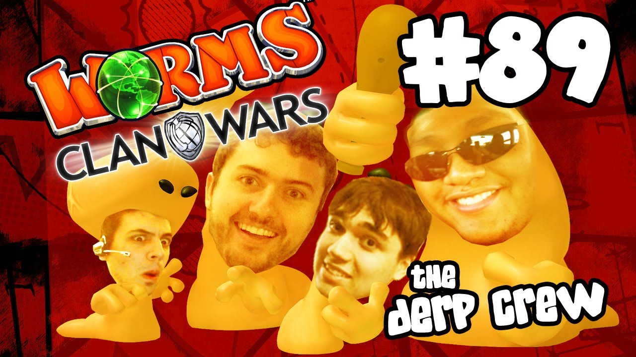 MY MAP (Worms Clan Wars w/ The Derp Crew / Facecam) - YouTube