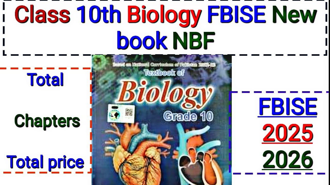 Class 10th biology 2025 2026 new book | Biology Class 10th Fbise new ...