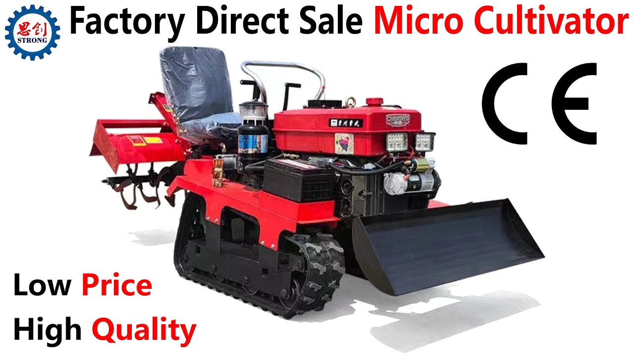 China Factory Direct Sale Micro Cultivator Rotary Tiller - YouTube