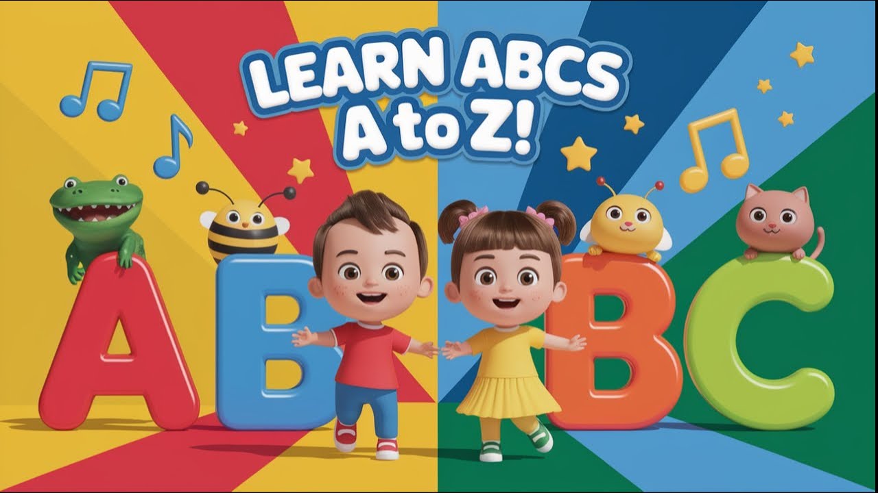 Best ABC Alphabet Song for Toddlers 2025 | Fun A to Z Learning with ...