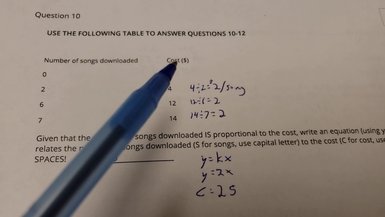 OEMS 7th Grade Math Unit Rate and Constant of Proportionality Study ...