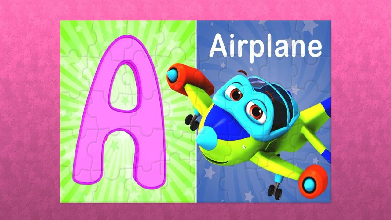 Phonics Song 2 with TWO Words in 3D - A For Airplane - ABC Alphabet ...