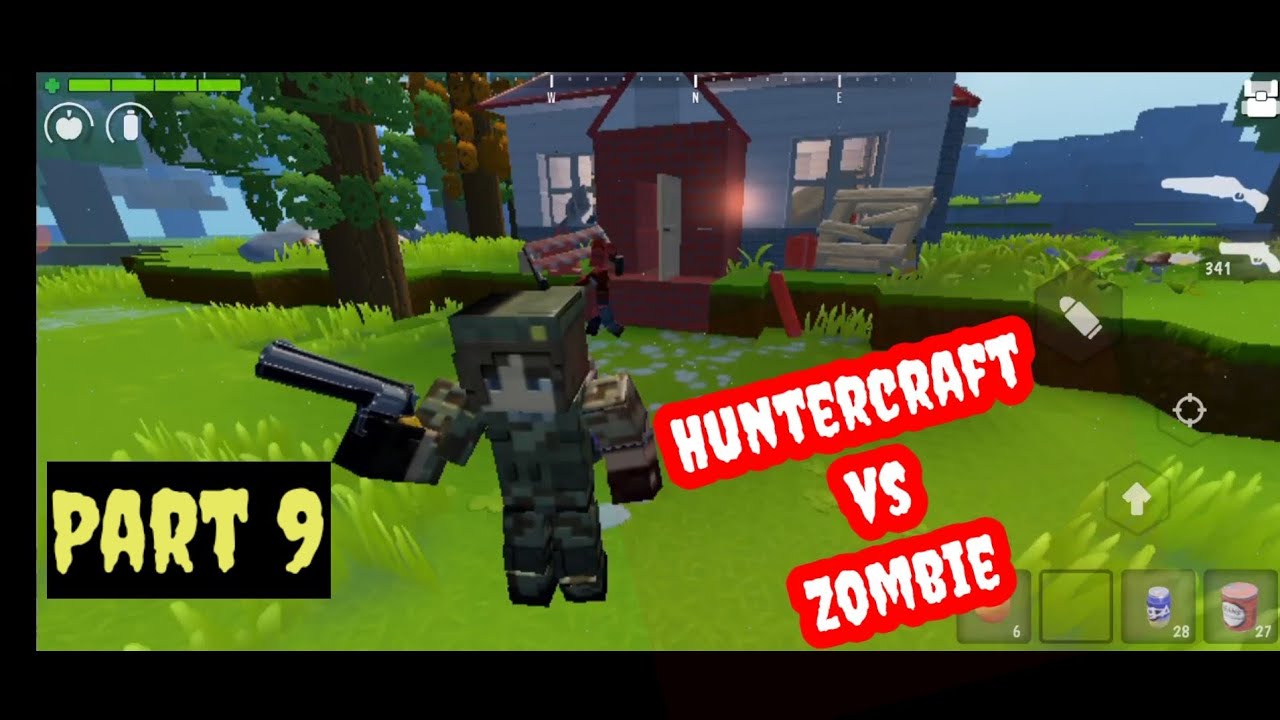 Huntercraft vs Zombie Part 9 #birsachannel85 #huntercraft #gameplay ...