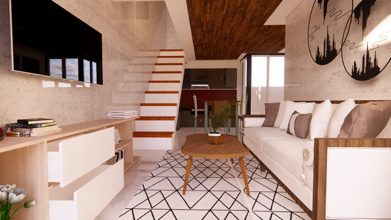 Desain Rumah 5x6 Meter 2 Lantai Dengan 3 Kamar Tidur, Di Jamin Tetap ...