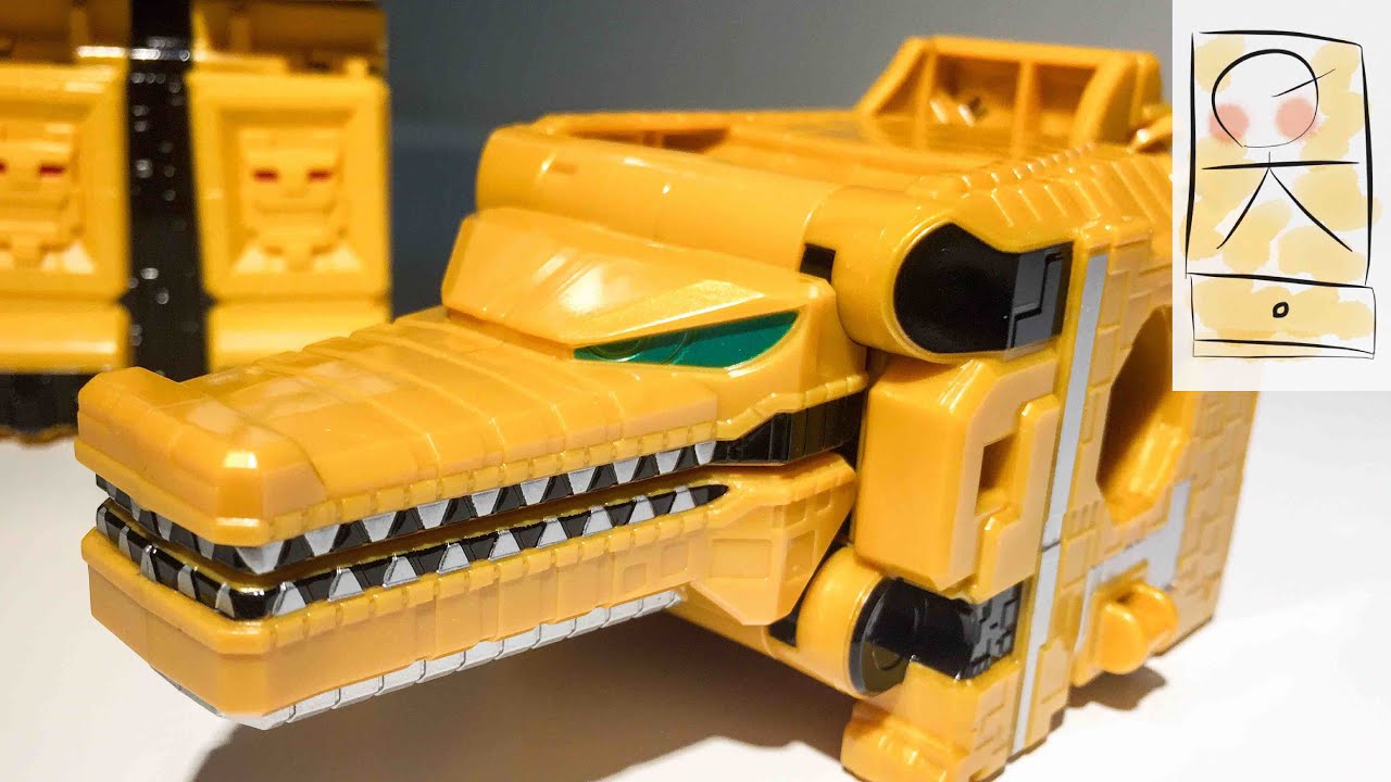 파워레인저 애니멀포스 큐브 크로커다일 동물 변신 반다이 장난감 Power Rangers Animal Cube - YouTube