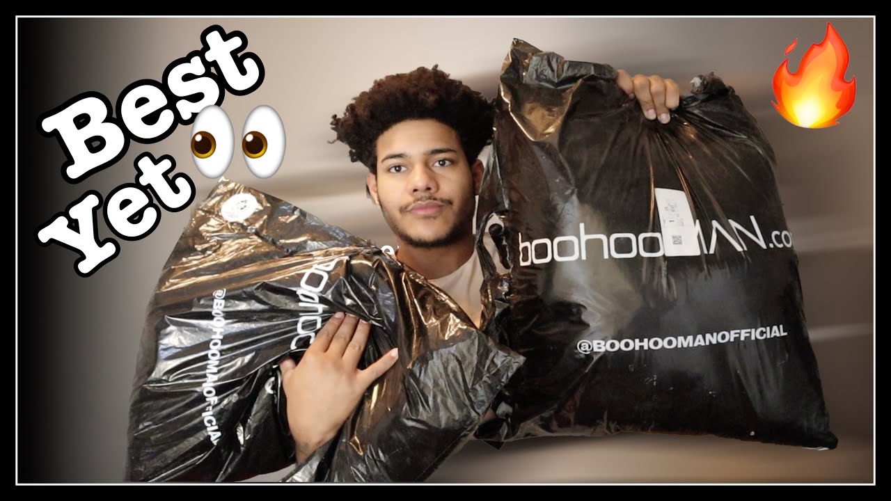 HUGE BOOHOOMAN CLOTHING + TRY ON HAUL (new items ) - YouTube