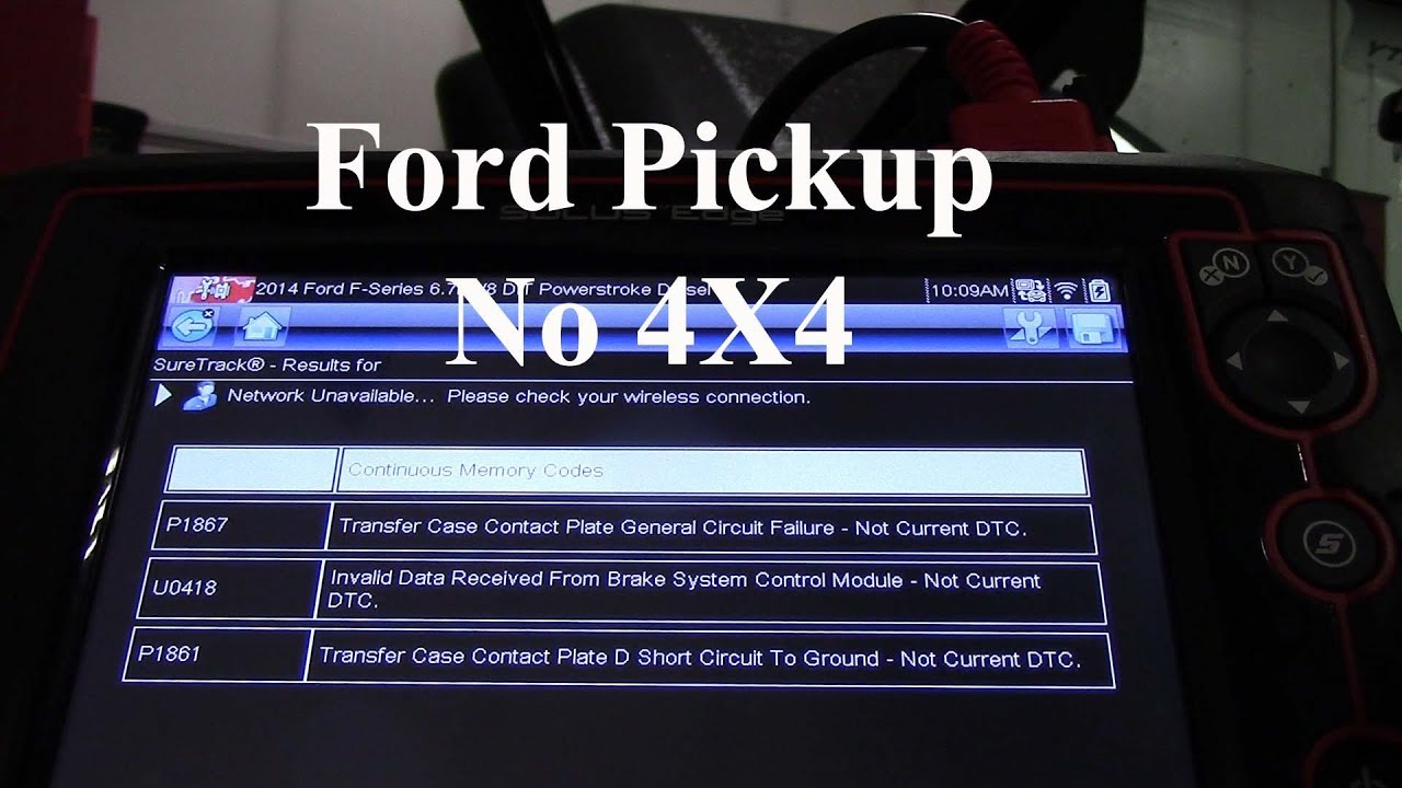 Ford Pickup No 4X4 P1867 P1861 - YouTube