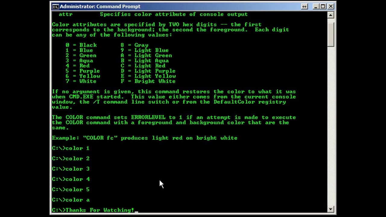 CMD How To Text Color Change YouTube cmd-how-to-text-color-change-youtube