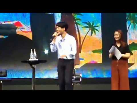 17/2/18 Park Bogum in Singapore FM.. short Bombastic dance