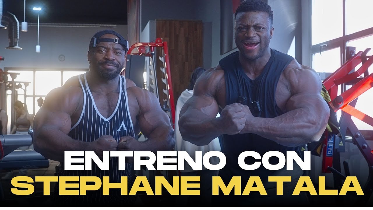 ENTRENANDO CON STEPHANE MATALA || ENTRENAMIENTO DE PECTORAL Y BICEPS ...