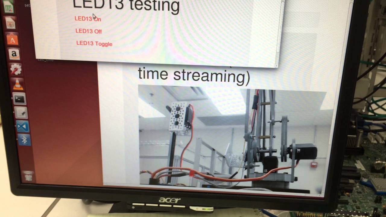 Robotic test bench that automate camera swipe actions - YouTube