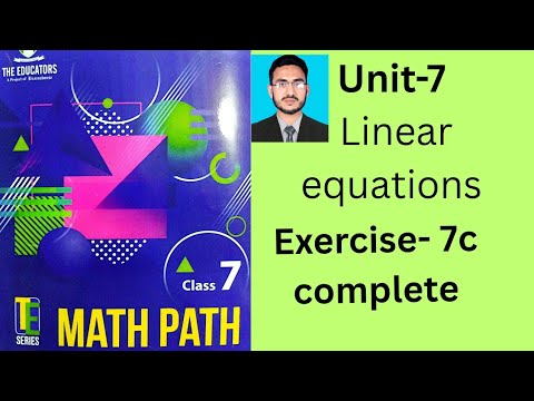 Class 7 math exercise 7c | math path class 7 exercise 7c | te series ...