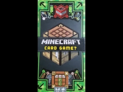 Minecraft Card Game (2015, Mattel) -- What's Inside - YouTube