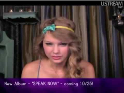 Taylor Swift Live Chat (20/7/2010) - Part 3. - YouTube
