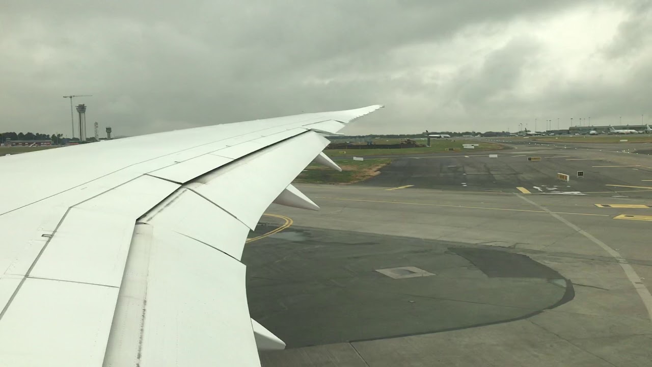 Qatar Airways QR18 Dublin to Doha TAKEOFF - YouTube