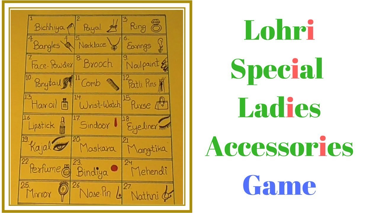 Lohri game / Makar Sakranti (Kitty Party Fun Game ) 2018 - YouTube