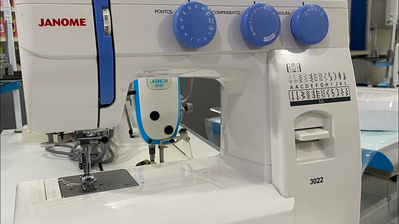 TUDO SOBRA A MÁQUINA DE COSTURA JANOME 3022 - YouTube