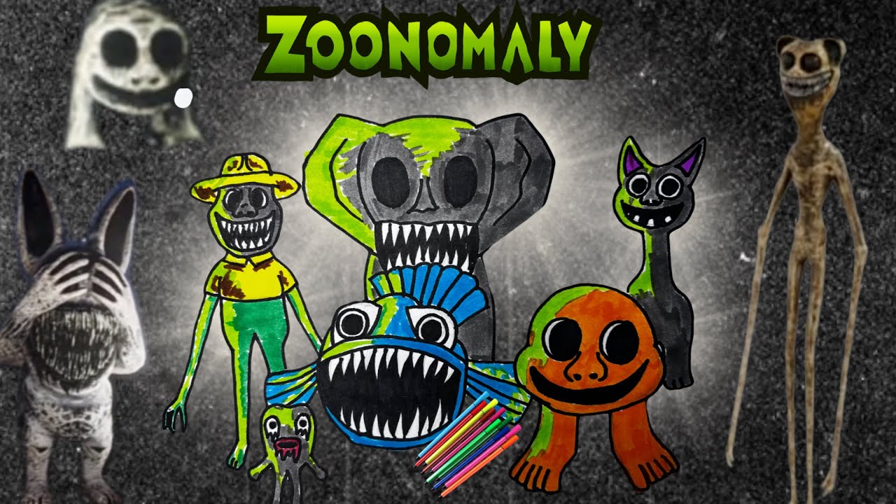 ZOONOMALY 2 Coloring Pages / How To Color New Zoonomaly Monsters / ART ...