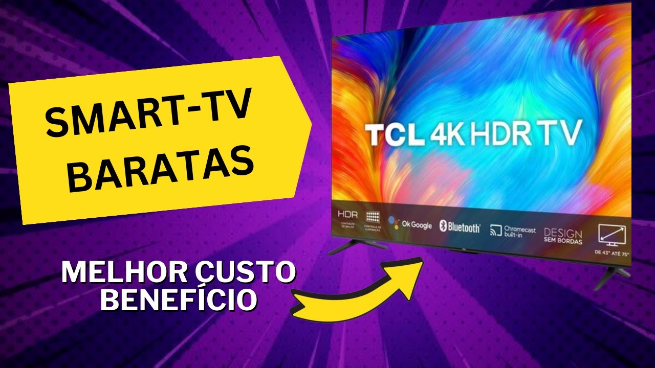 OS TOP 5 MELHORES TVS 43 POLEGADA - CUSTO BENEFÍCIO - SMART TVS - YouTube