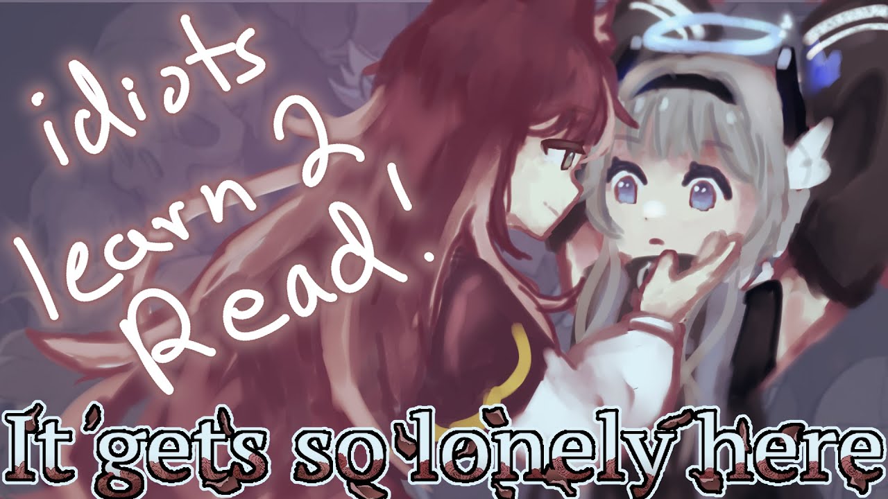 2 idiots learn to read via yandere yuri visual novel (stream highlights ...